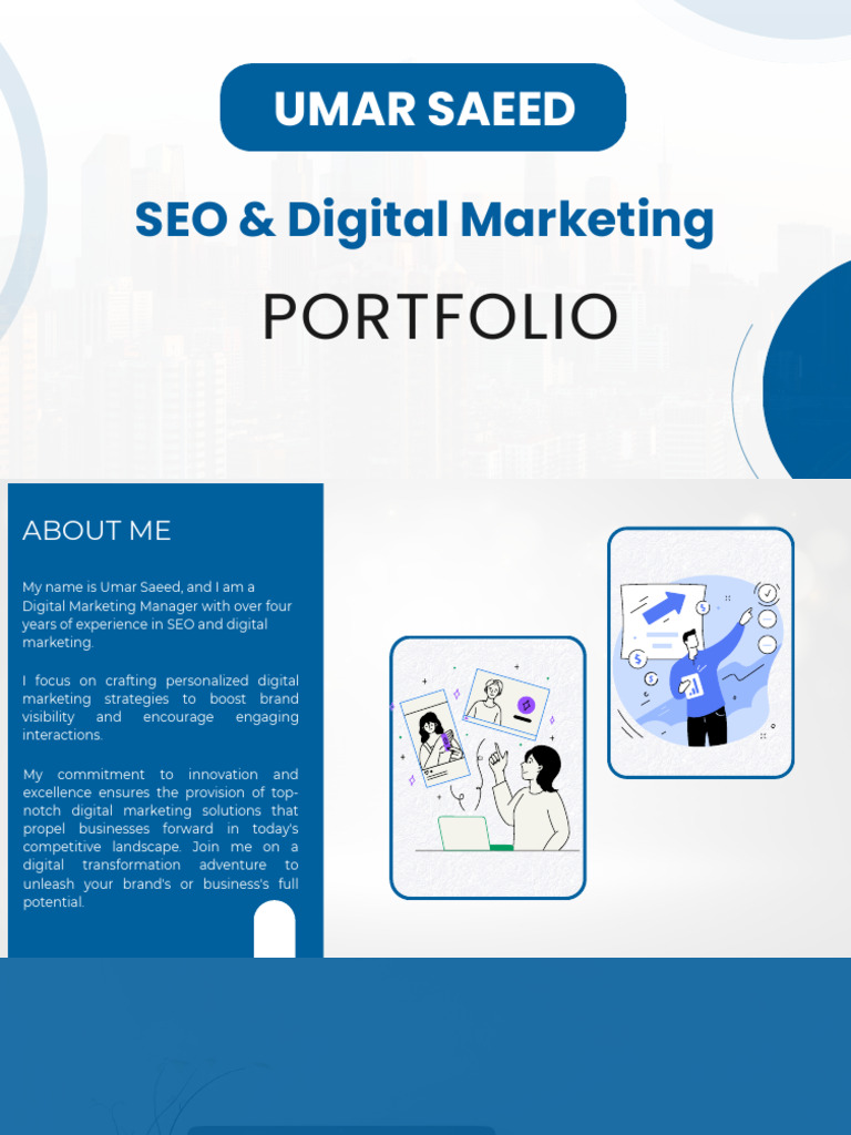 Umar Saeed Portfolio | PDF | Search Engine Optimization | Digital Marketing