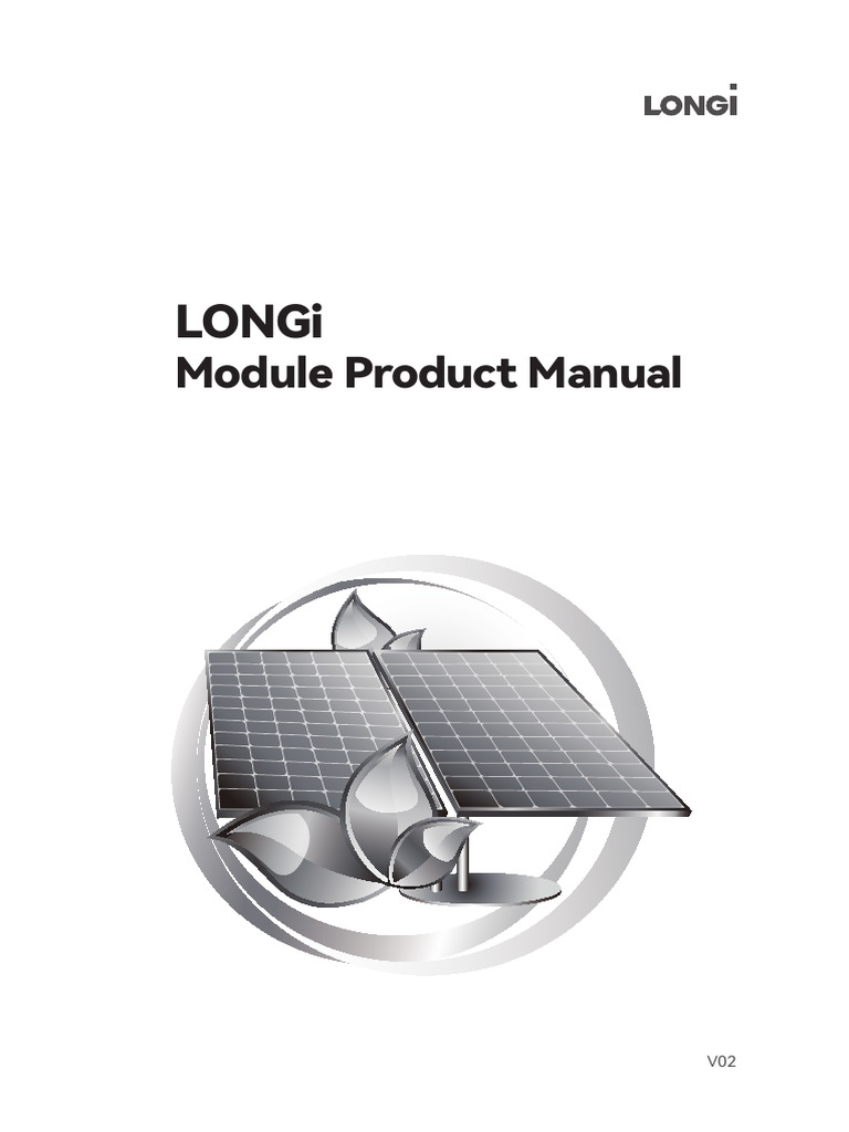 LONGi Module Product Manual_V02 220331 | PDF | Screw | Electrical Connector