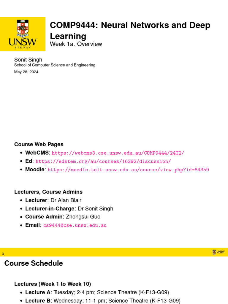 1a. Overview | PDF | Deep Learning | Machine Learning