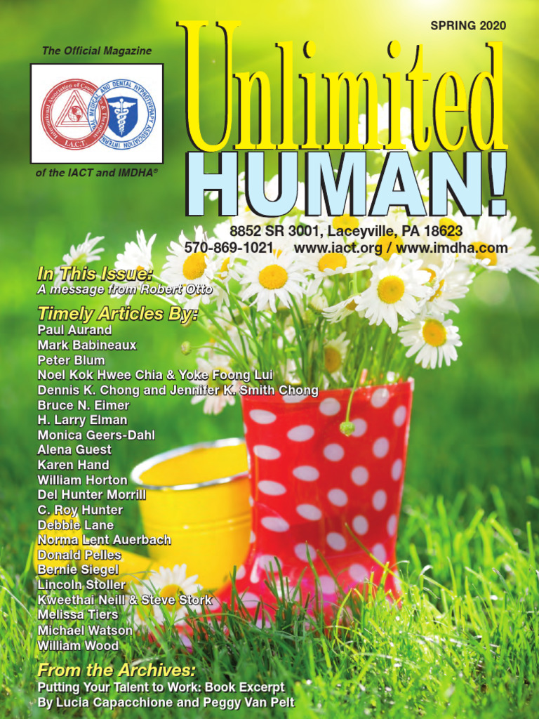 Unlimited Human Spring 2020 | PDF | Hypnosis | Mind