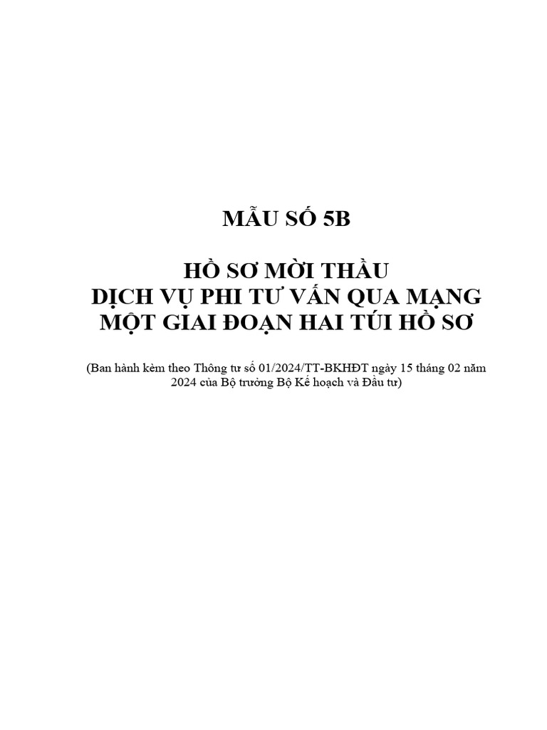 Mau So 5B | PDF