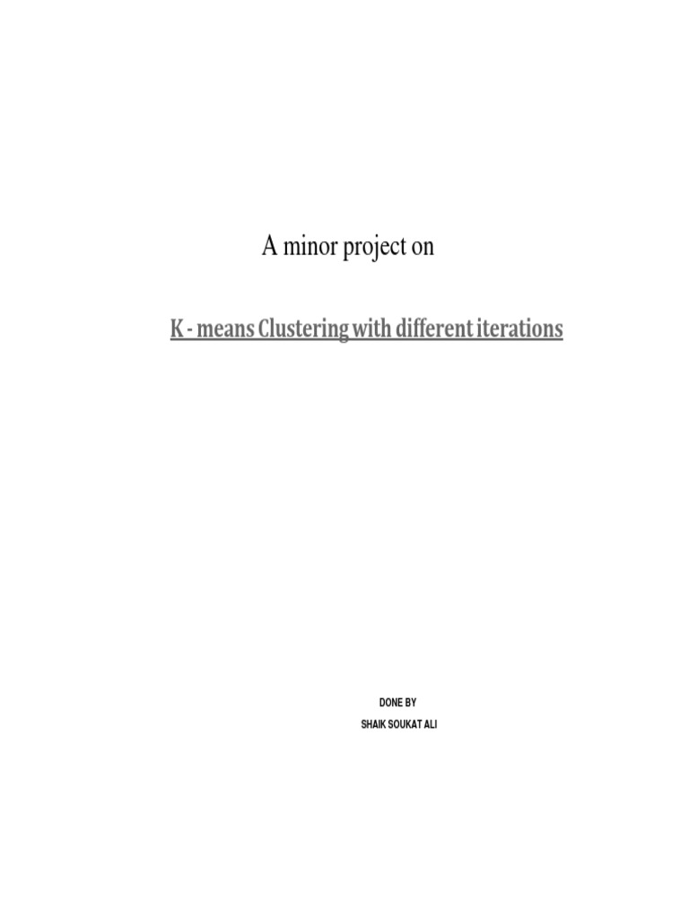 Minor Project by Ali (Intrainz) | PDF | Algorithms And Data Structures ...