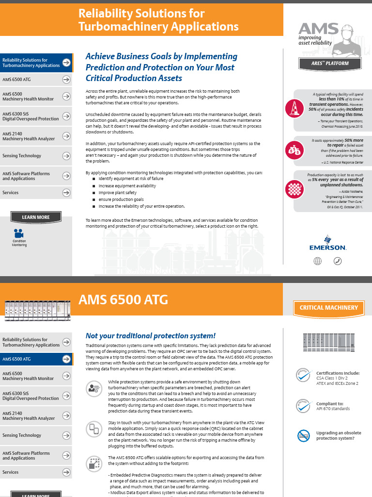 Reliability Solutions For Turbomachinery Applications | PDF ...