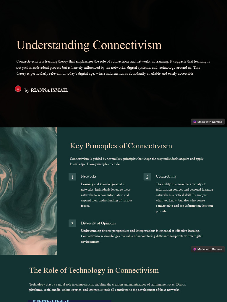 Understanding Connectivism | PDF | Cognitive Science | Human Communication