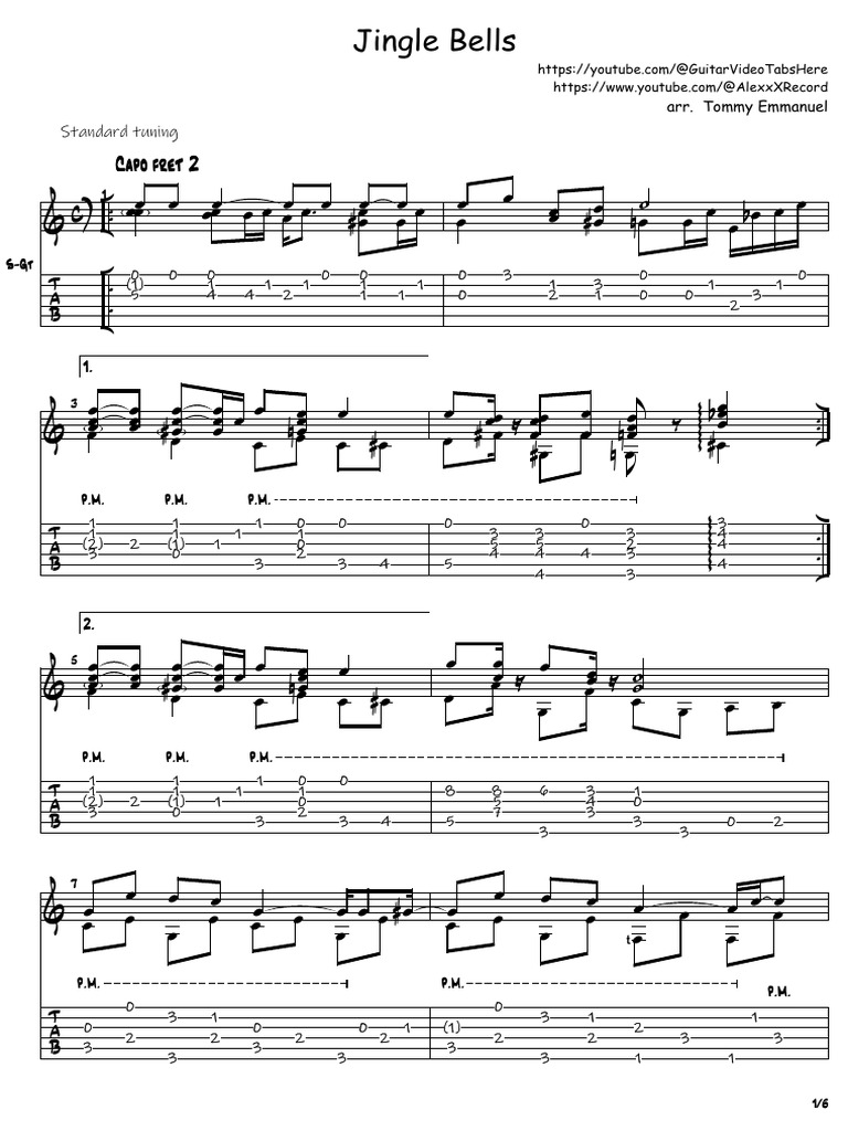 christmas_carol_jingle_bell(1) | PDF | Chordophones | String Instruments