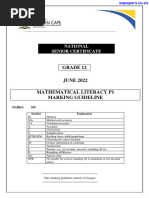 Mathematical Literacy Maths LIT NSC P1 QP Sept 2022 Eng | PDF | Value ...