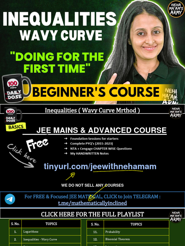 Inequalities (Wavy Curve Method) | PDF | Inequality (Mathematics) | Complex Number