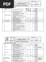 Steam Boiler Maintenance Checklist | PDF | Boiler | Valve