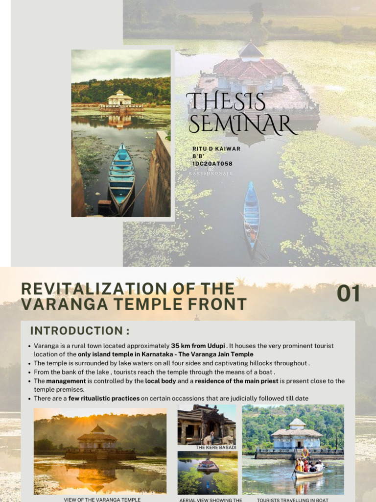 THESIS SEMINAR Pptfinal Ritu Compressed | PDF | Green Infrastructure