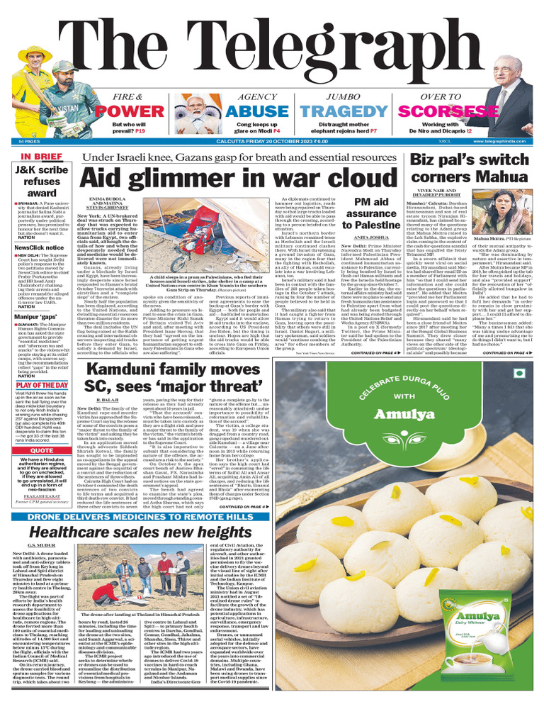 The_Telegraph_20_Oct_2023 | PDF