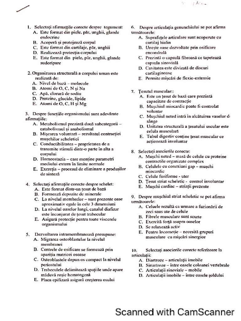 Test Bio | PDF