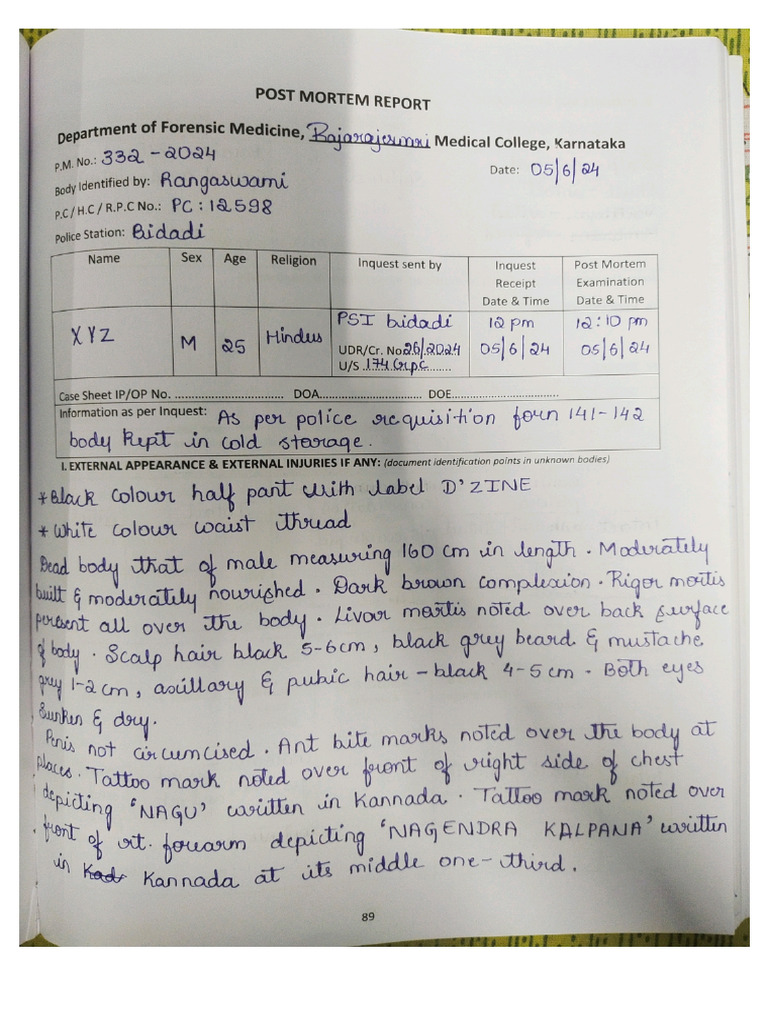 Forensic Record | PDF