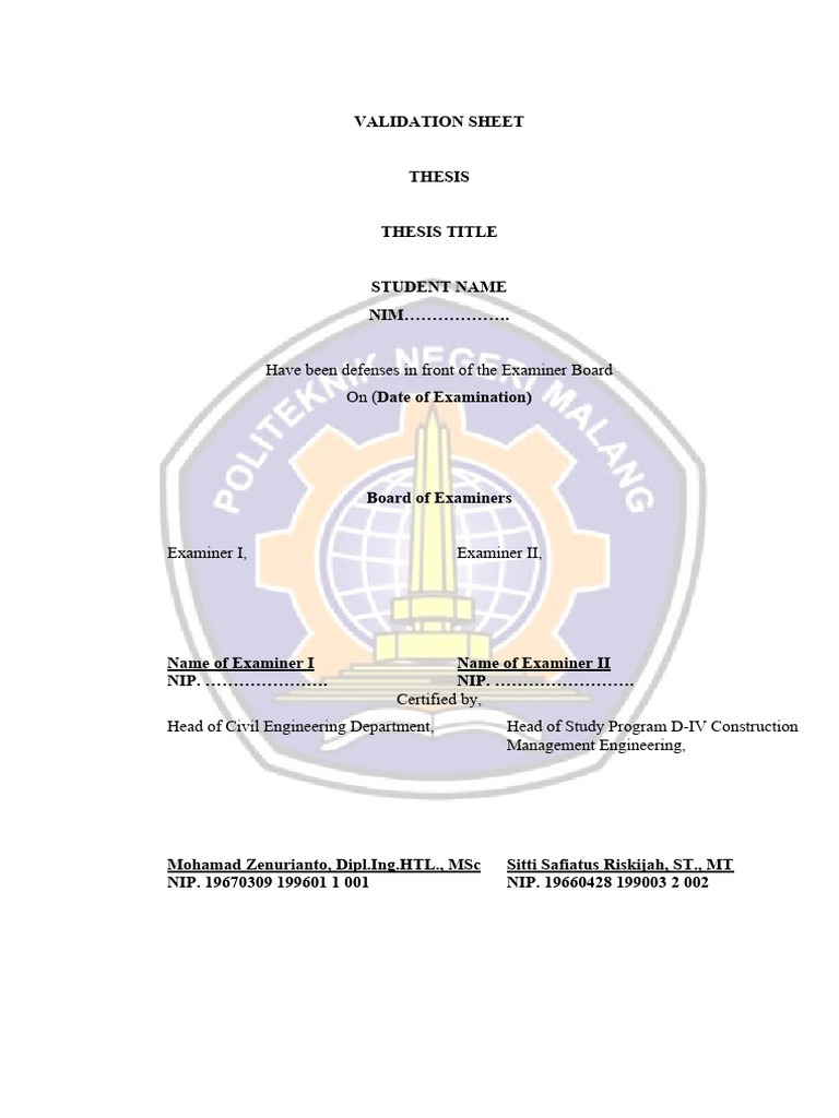 TEMPLATE VALIDATION SHEET AND APPROVAL SHEET MRK | PDF