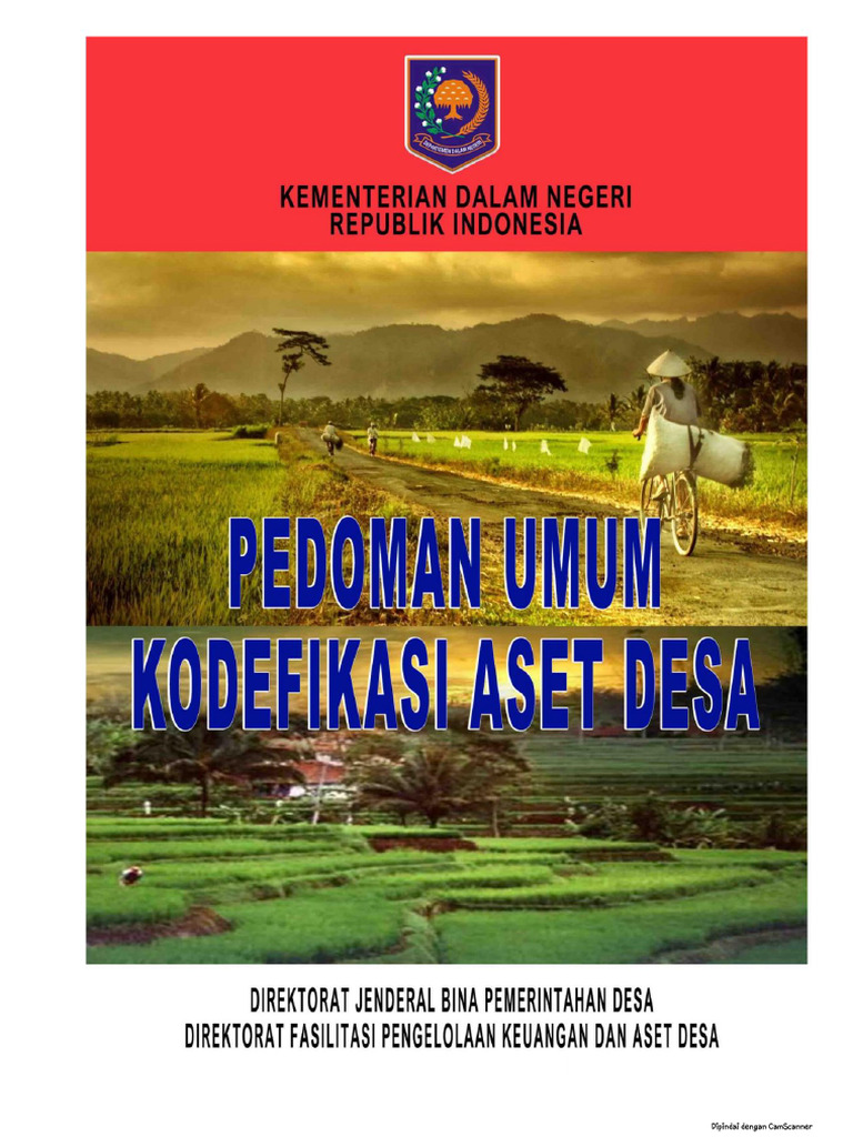 Pedum Kodefikasi Aset Desa Final | PDF