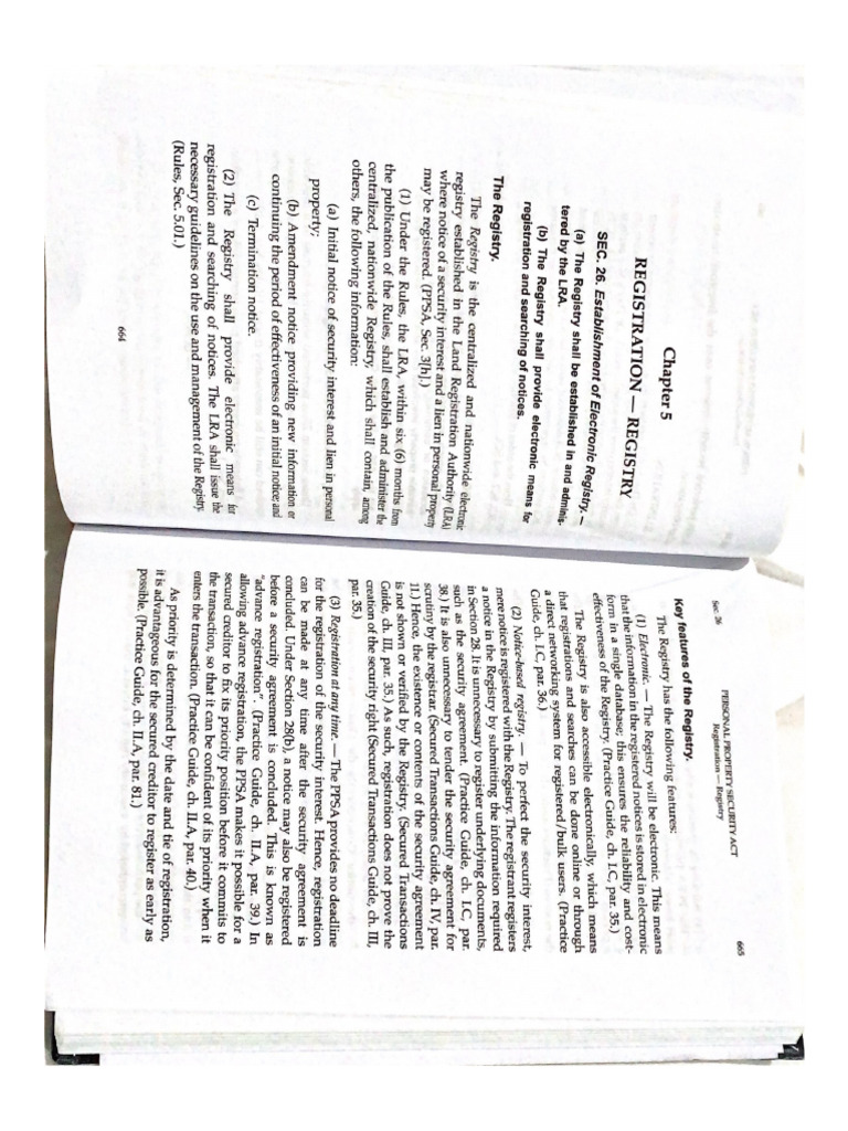 PPSA Chapter 5 Sec. 26 50 | PDF