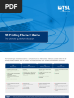 Bambu Filament Selection Guide | PDF