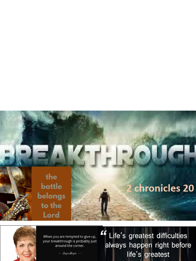 Breakthrough 2024 | PDF | Jesus | God