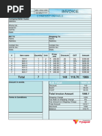 Laundry Bill Format 01 | PDF