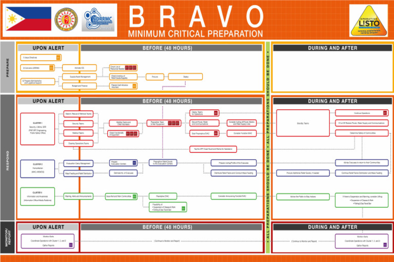 Bravo Minimum Critical Preparation Flowchart | PDF