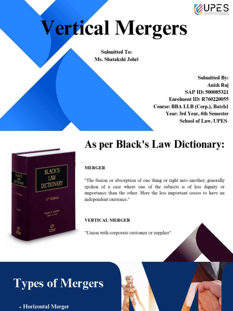 Understanding Vertical Mergers Explained | PDF | Mergers And ...