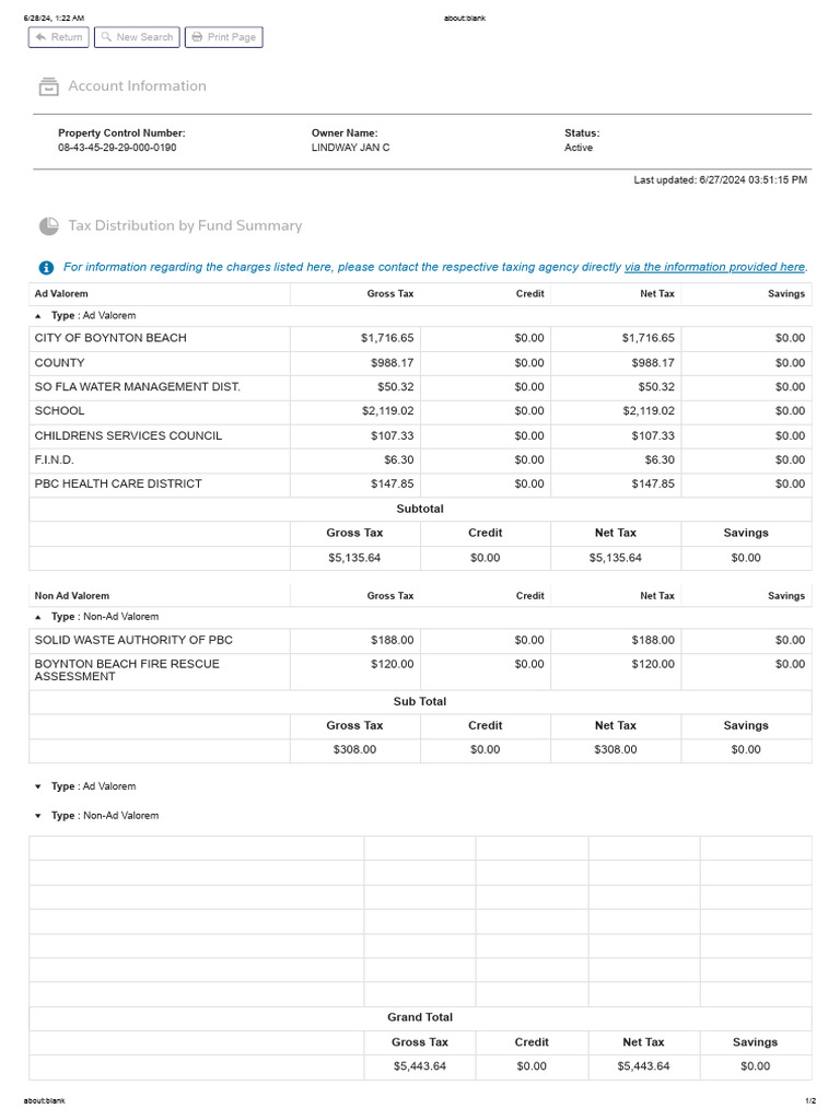 Palm Beach Tax | PDF | Taxes | Ad Valorem Tax