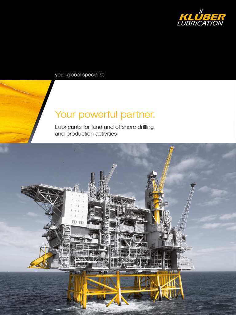 Specialty Lubricants for Oil & Gas | PDF | Lubricant | Bearing (Mechanical)