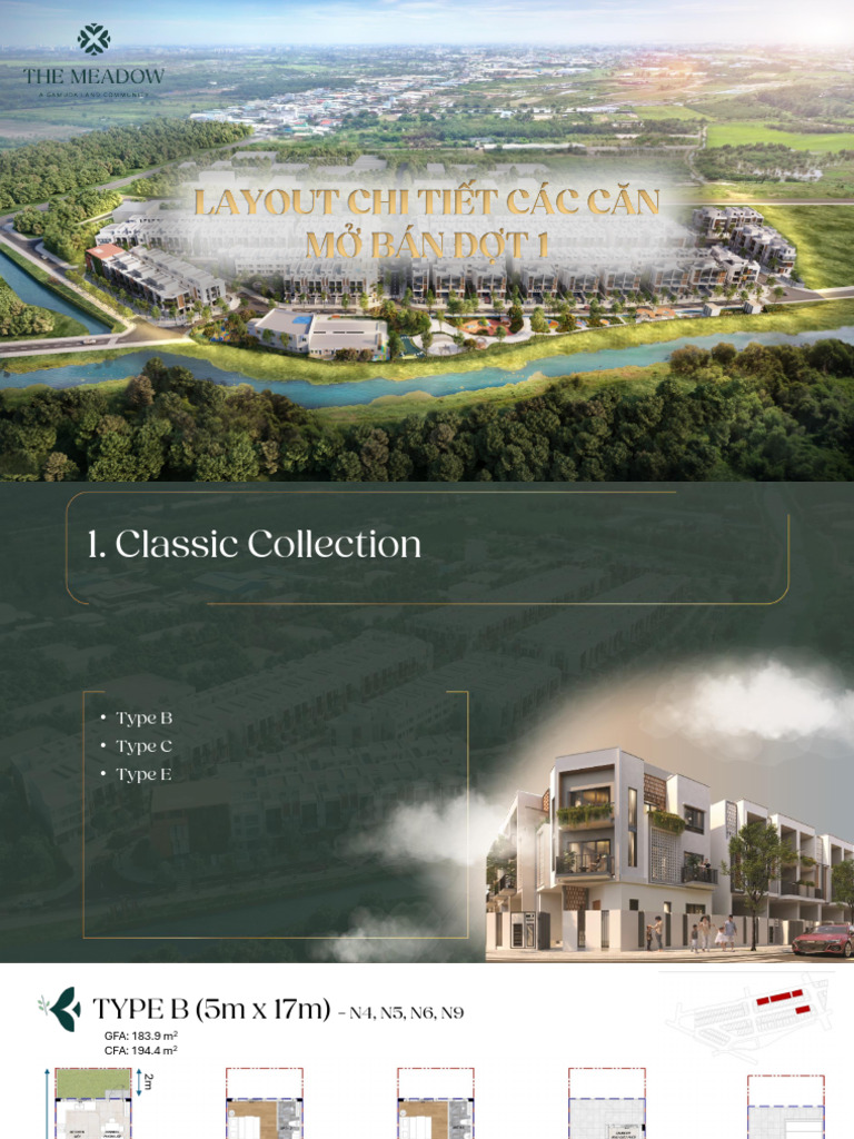 2024 - The Meadow - Unit Types For Phase 1 | PDF