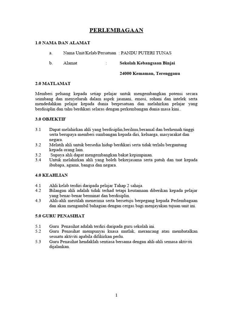 Perlembagaan 2021 | PDF