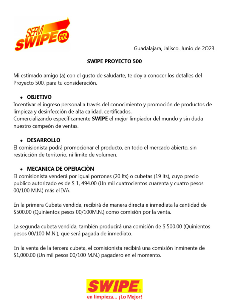 PROYECTO 500 PRESENTACION | PDF
