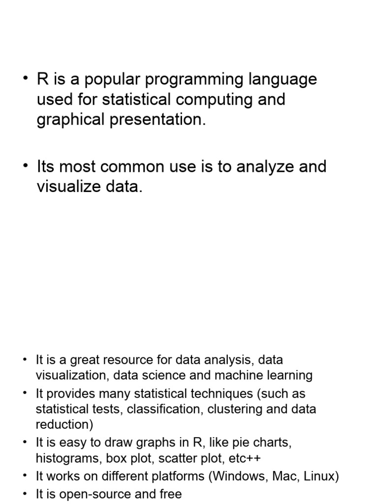 Introduction To R | PDF | Control Flow | Reserved Word