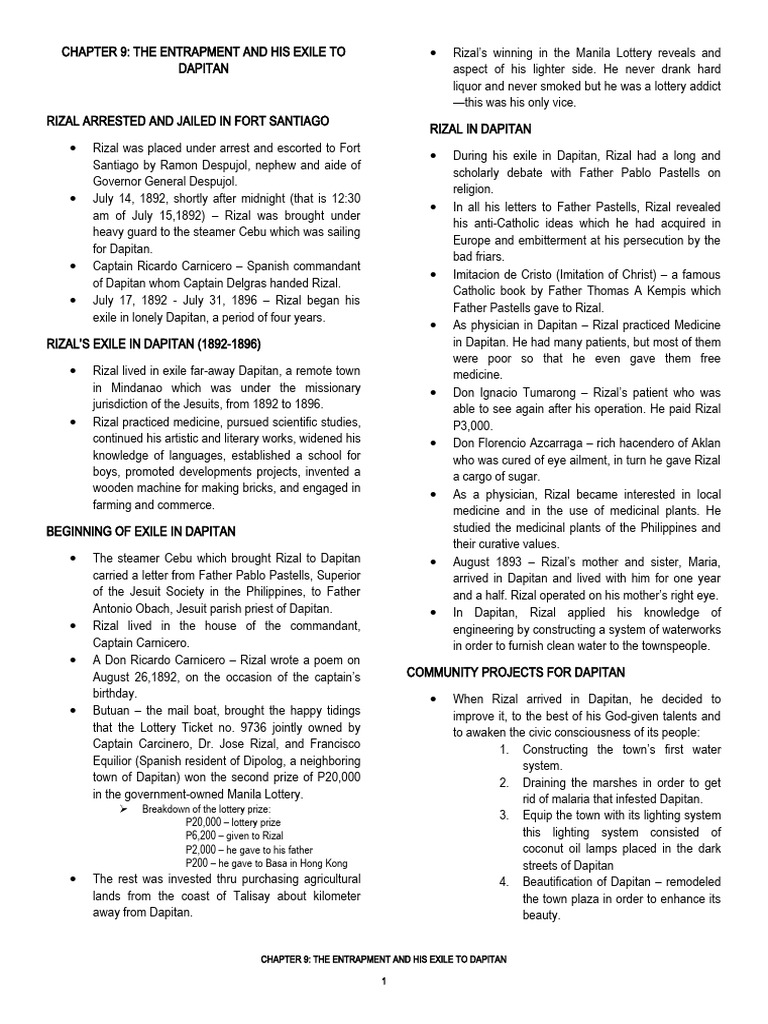 Chapter 9 Rizal | PDF