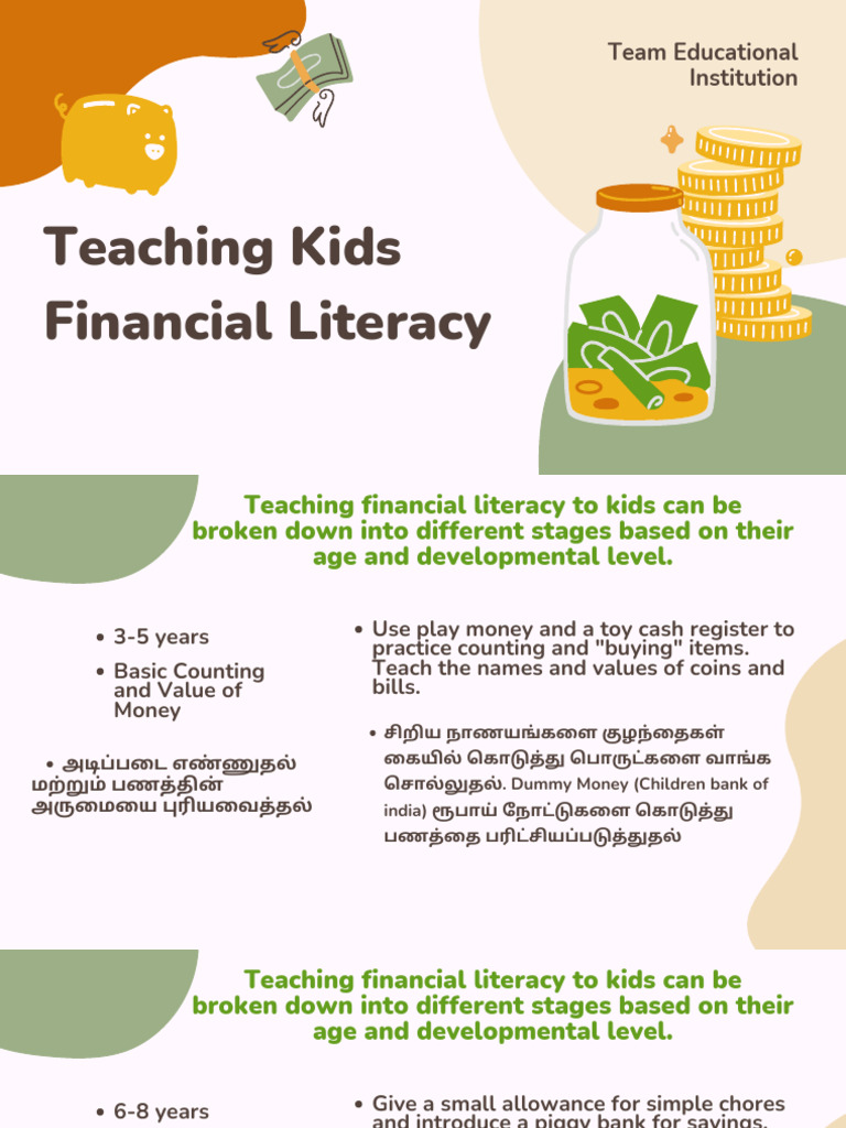 Teach Financial Literacy To Your Kids | PDF