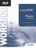 Physics For Cambridge IGCSE Coursebook David Sang Third Edition 1 | PDF