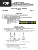 Physics f4 Mock 2025 | PDF | Diode | Waves