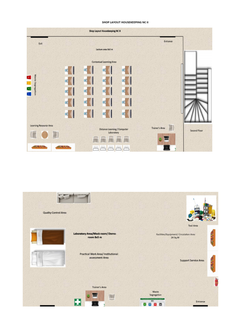 Shop Layout Housekeeping NC II | PDF