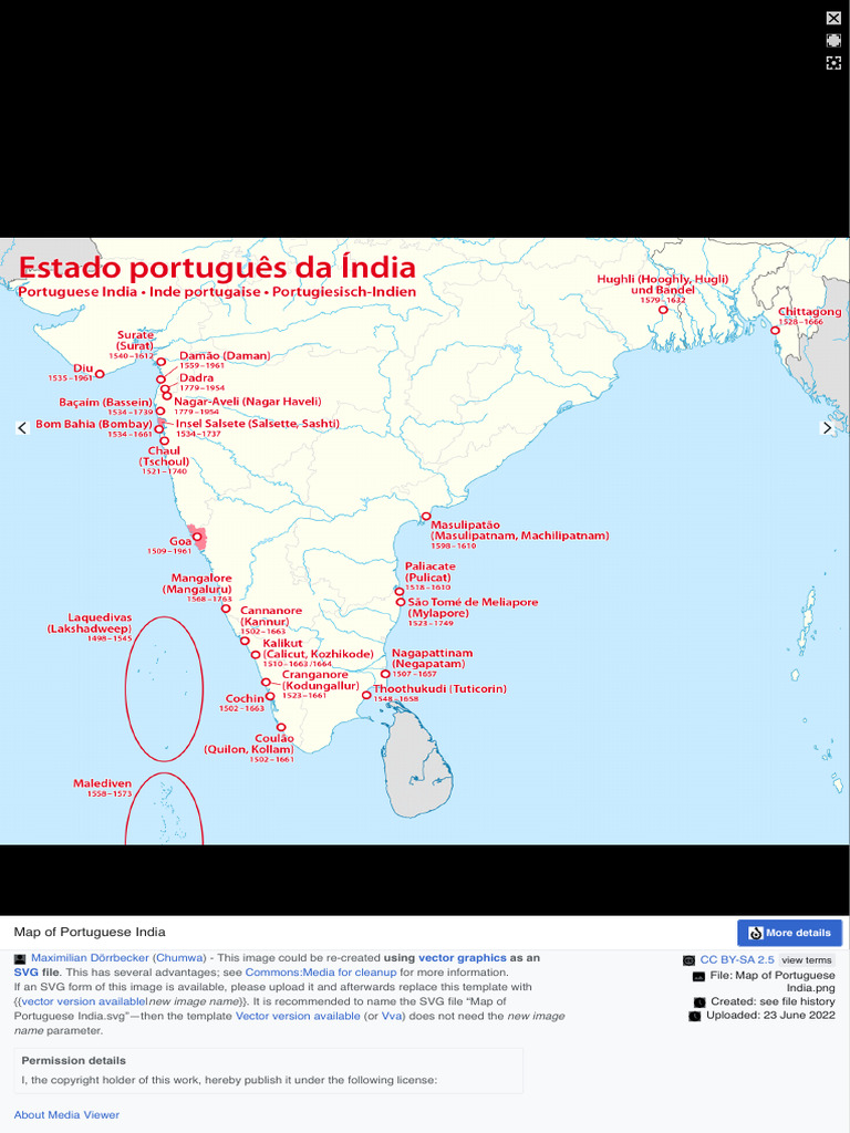 Map of Portuguese India - Portuguese India - Wikipedia | PDF