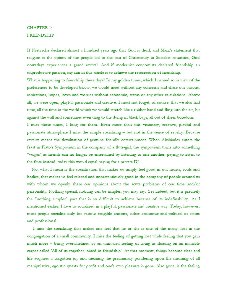 Living | PDF | Happiness | Greed