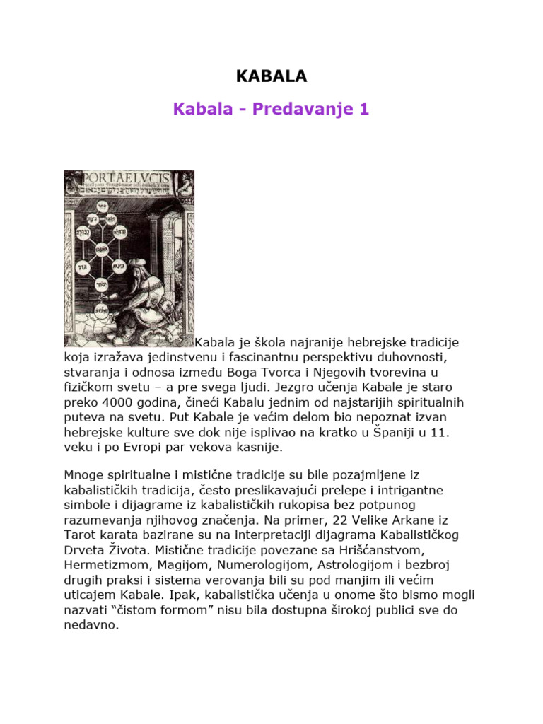 Kabala | PDF
