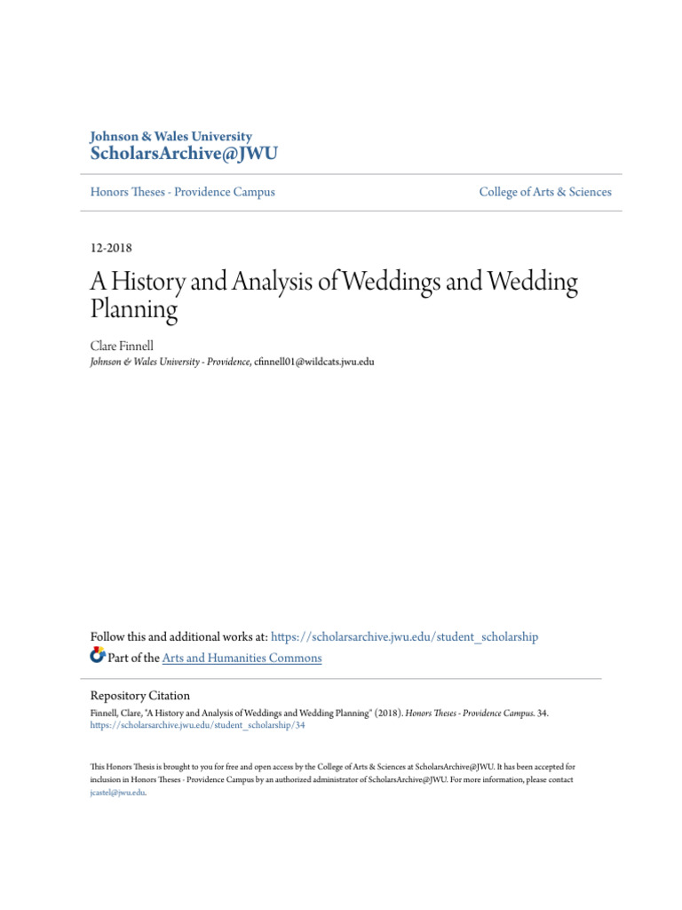 Wedding Planning Trends and History | PDF | Wedding | Bride
