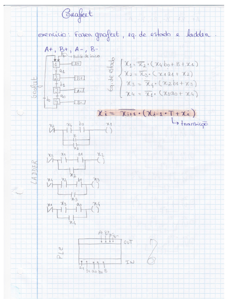 Grafcet Exercicios | PDF