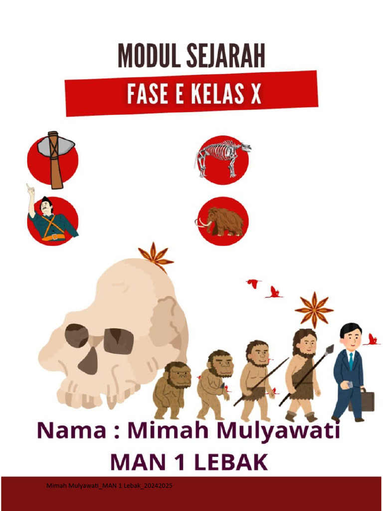 Modul Ajar Sejarah K-X SEM 1-New | PDF