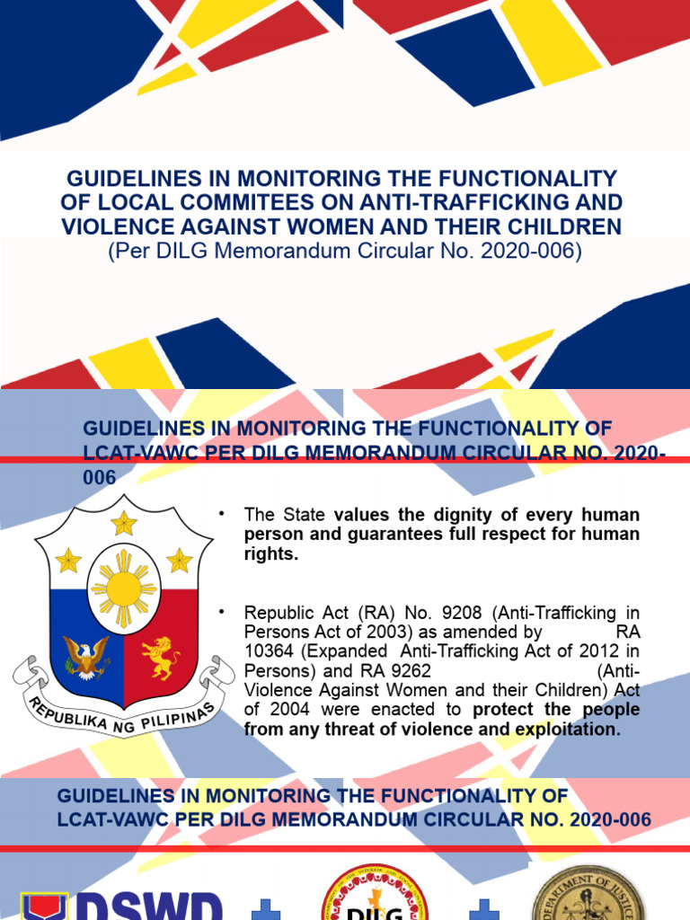 Monitoring The Functionality of Lcat-Vawc Per Dilg MC No. 2020-006 | PDF | Human Trafficking ...