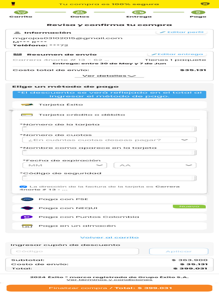Finalizar La Compra | PDF