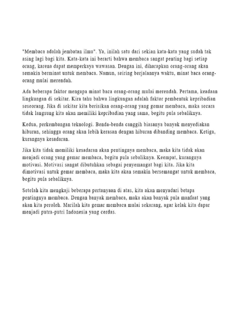 Teks Argumentatif | PDF