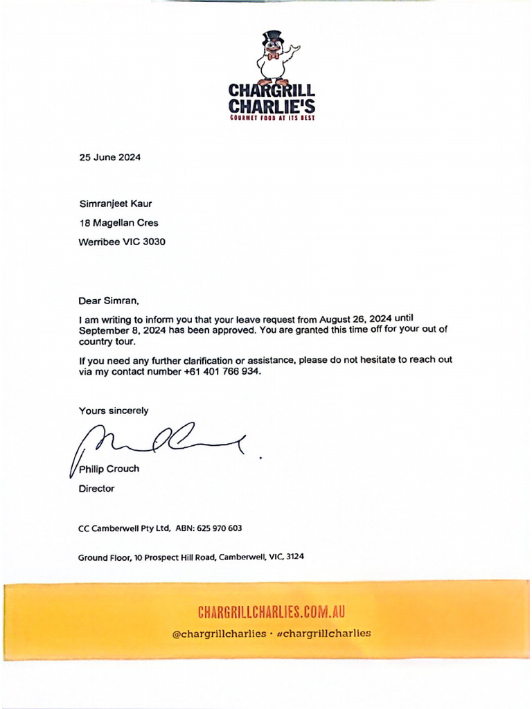 Letter To Simran | PDF