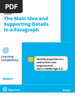 Understanding TEA Paragraph Structure | PDF | Evidence | Information