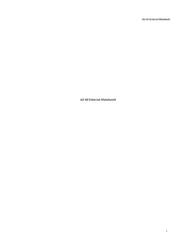 A3-40 External Metalwork | PDF | Welding | Construction