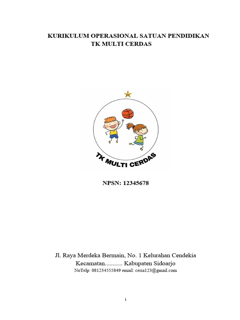 Contoh KSP BAB I V New 2023 | PDF