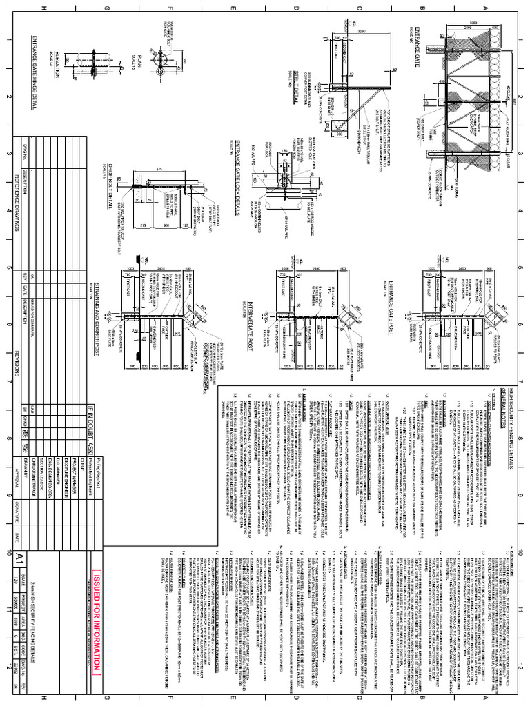 High Security Fence Details | PDF