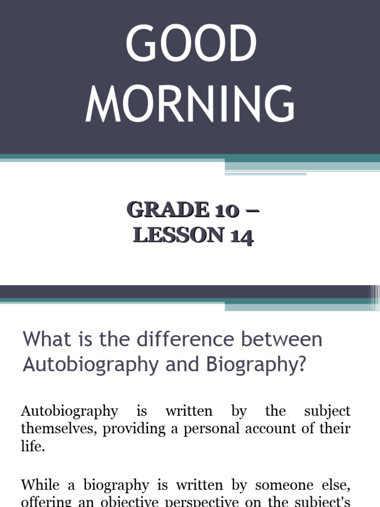 Grade 10 - Lesson 14 | PDF | Primary Sources | Diary
